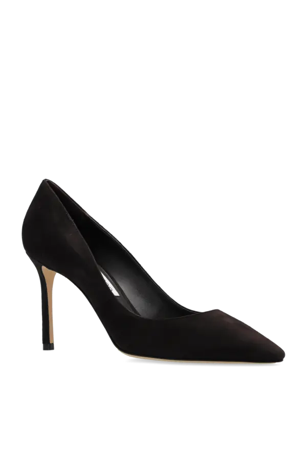 JIMMY CHOO Romy Suede High Heels - Brown