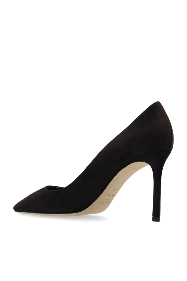 JIMMY CHOO Romy Suede High Heels - Brown
