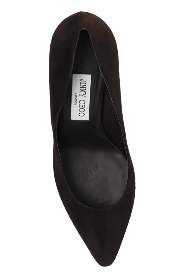 JIMMY CHOO Romy Suede High Heels - Brown