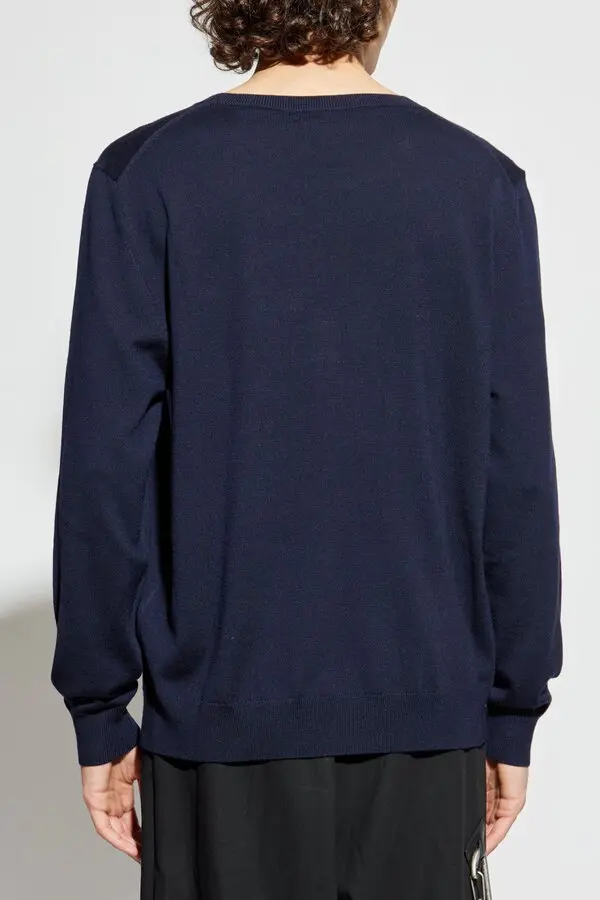 Etro Wool Sweater With Embroidered Logo