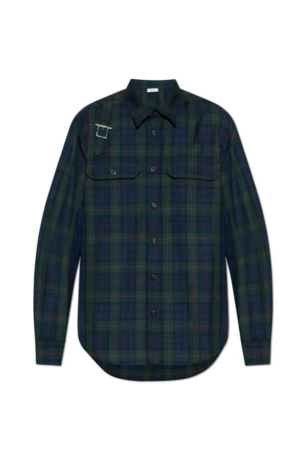 Alexander McQueen Checked Pattern Shirt