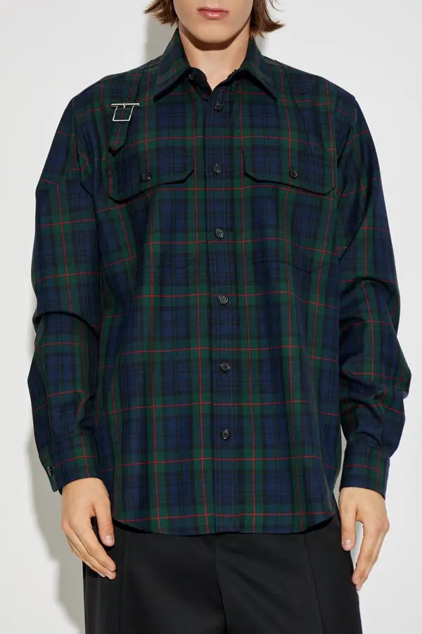 Alexander McQueen Checked Pattern Shirt
