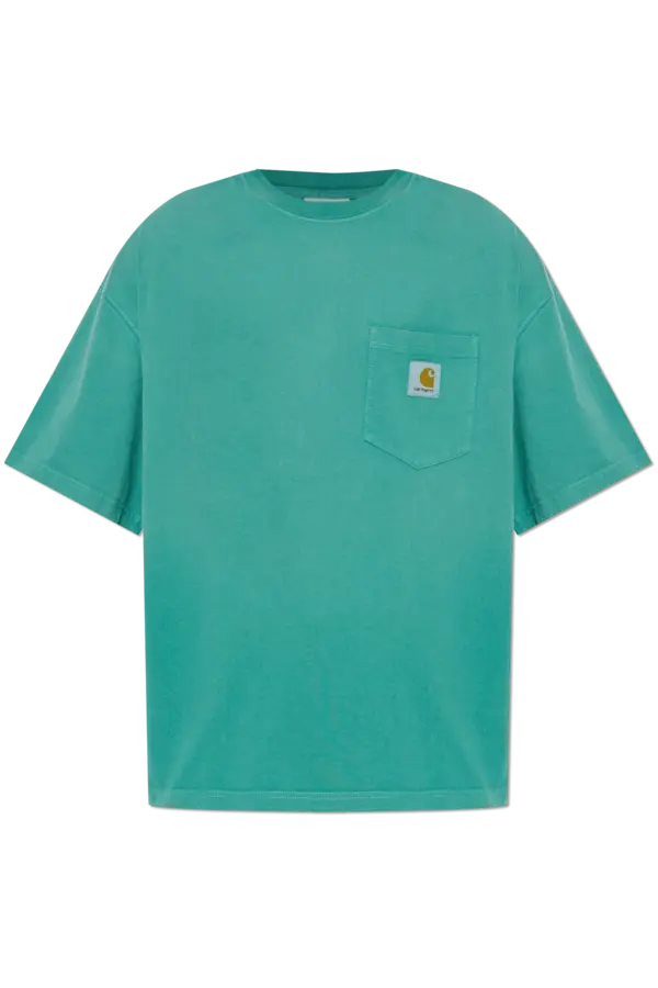 Carhartt Work In Progress T-shirt With Logo - Green