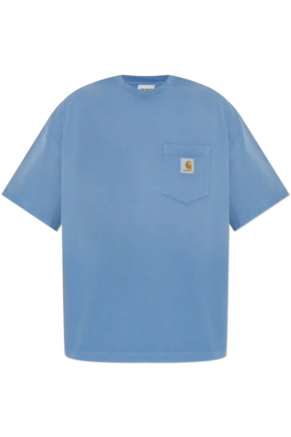Carhartt Work In Progress T-shirt With Logo - Blue