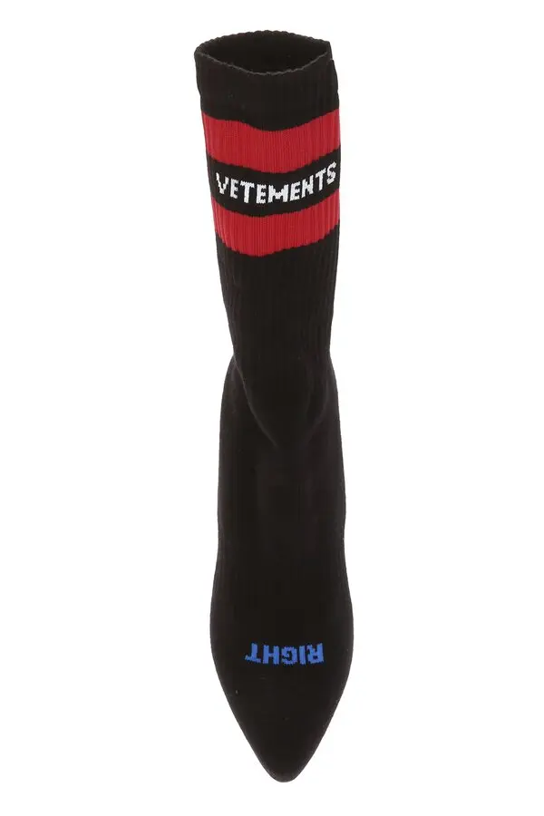 Vetements Stiletto Heel Shoes With Sock