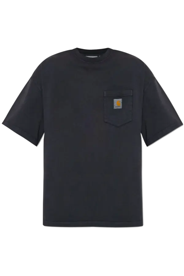 Carhartt Work In Progress T-shirt With Logo - Black