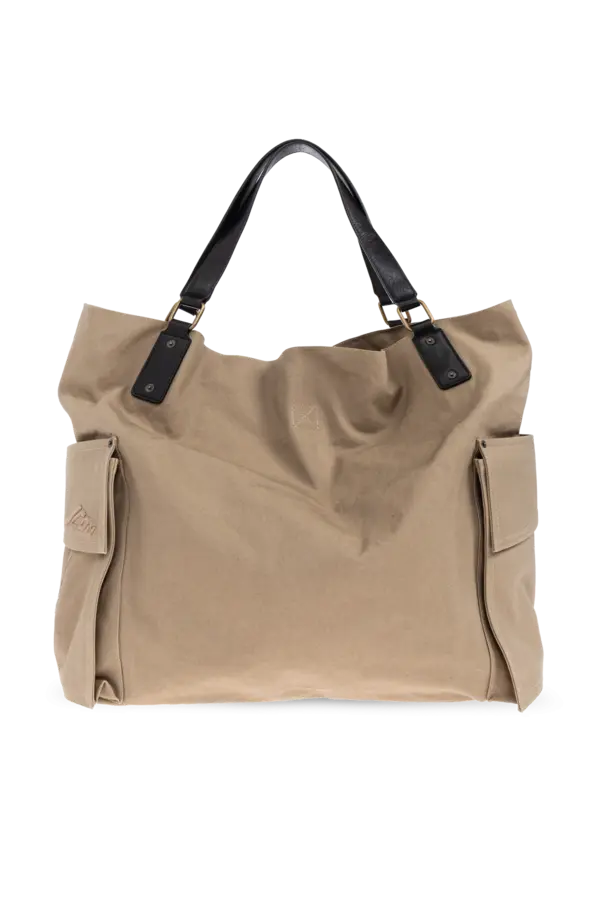 Dsquared2 Canvas Shopper Tote Bag - Beige