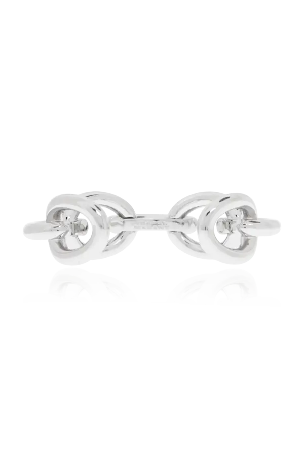 Isabel Marant Étoile Twisted Link Brass Bracelet - Silver