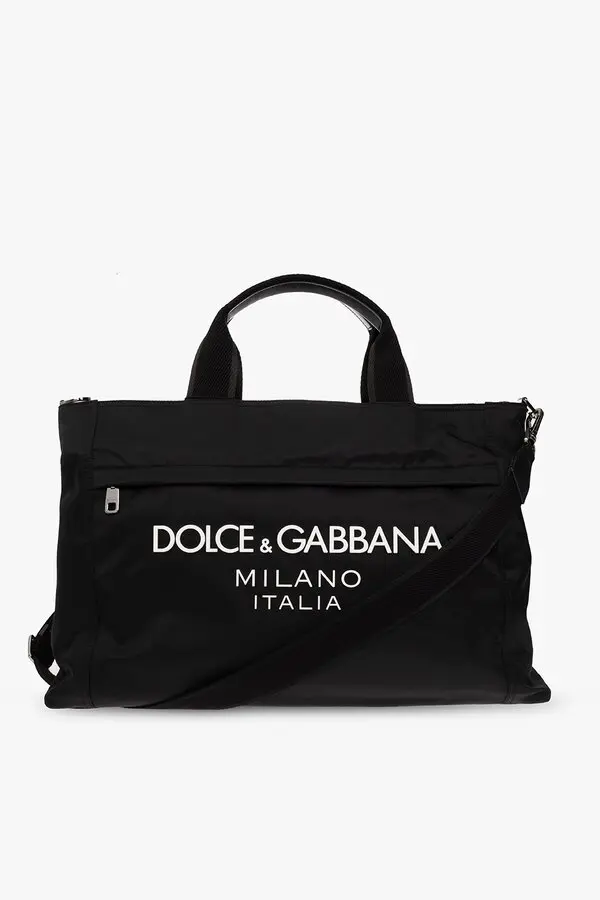 Dolce & Gabbana Sicilia Dna’ Shopper Bag - Black