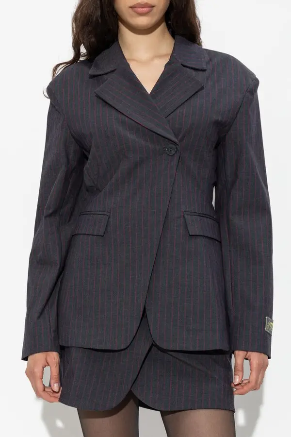 GANNI Striped Blazer