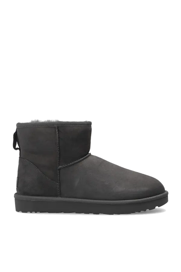 UGG W Classic Mini Ii Suede Boots - Grey