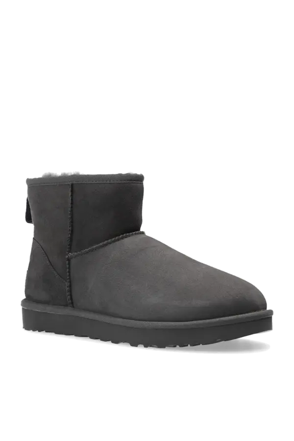 UGG W Classic Mini Ii Suede Boots - Grey
