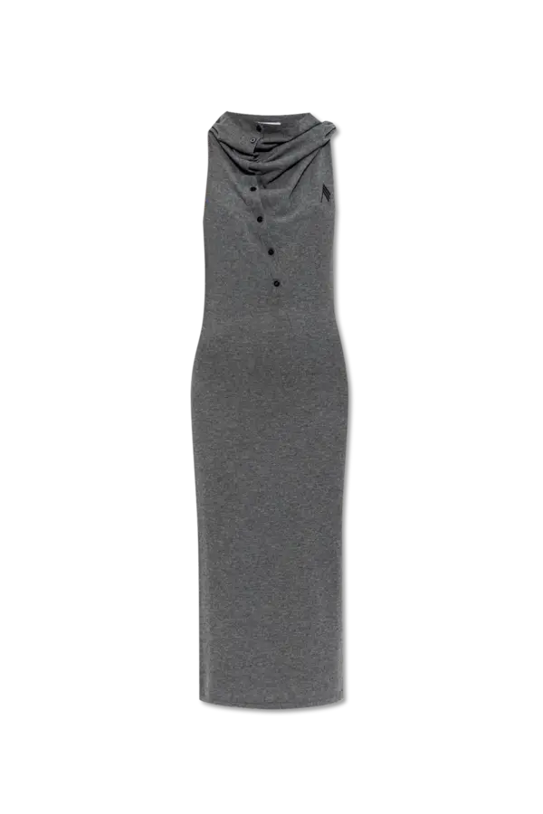 Attico Wool And Cashmere Blend Maxi Dress
