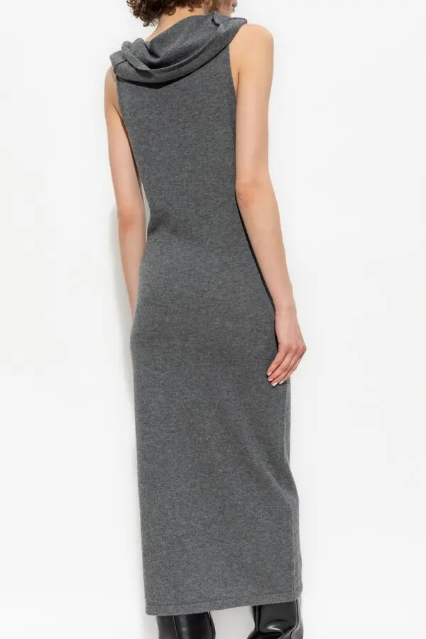 Attico Wool And Cashmere Blend Maxi Dress