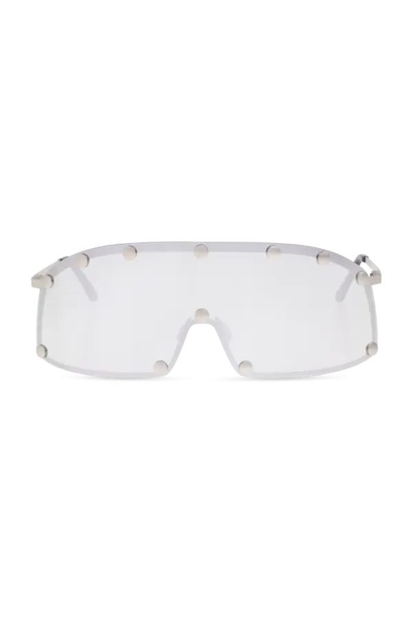 Rick Owens Rimless Visor Sunglasses - Silver