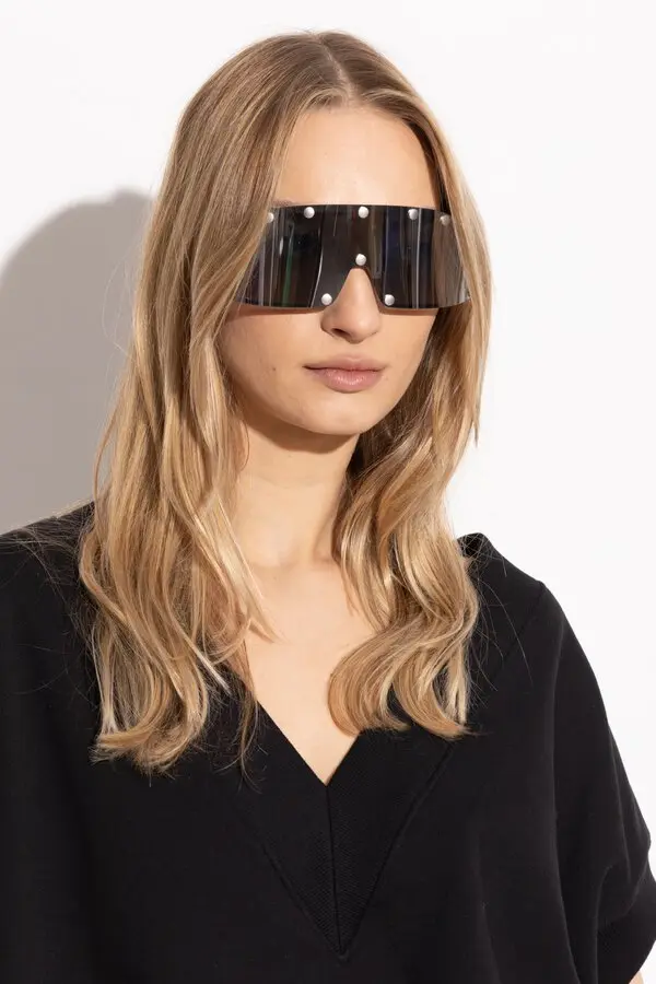 Rick Owens Rimless Visor Sunglasses - Silver