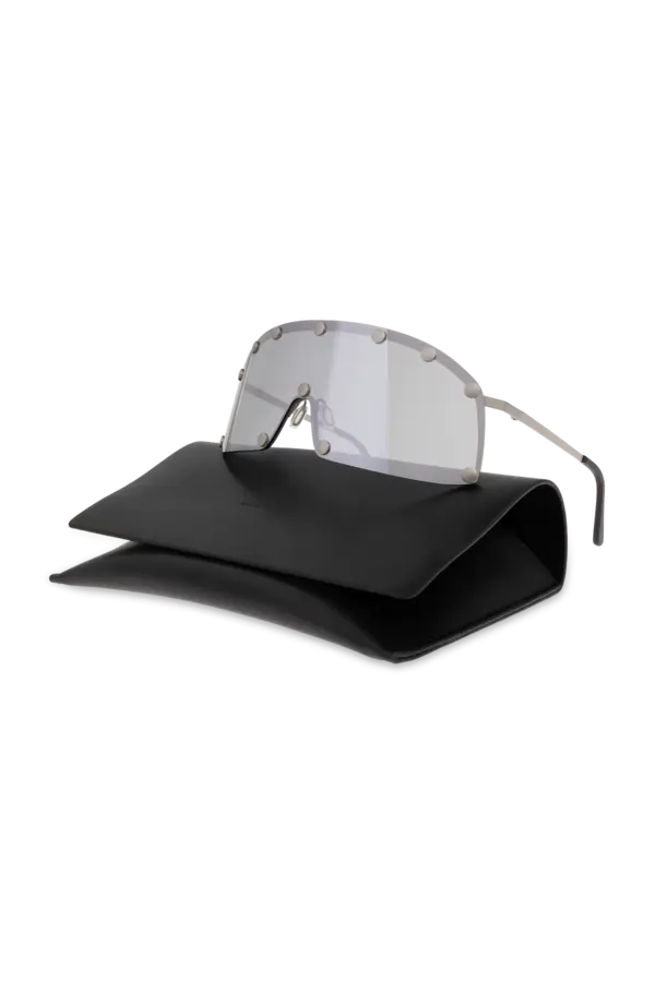 Rick Owens Rimless Visor Sunglasses - Silver