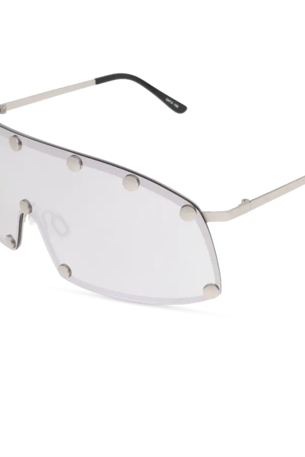 Rick Owens Rimless Visor Sunglasses - Silver