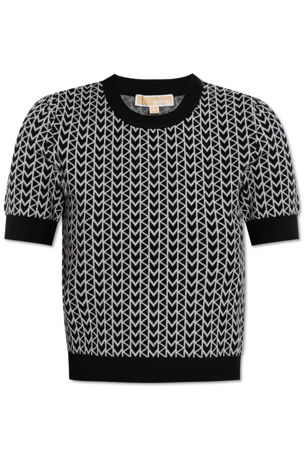 Michael Kors Geometric Pattern Top