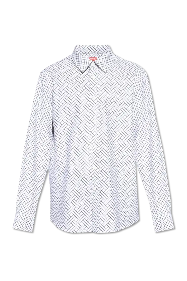 Kenzo Cotton Shirt With Logo