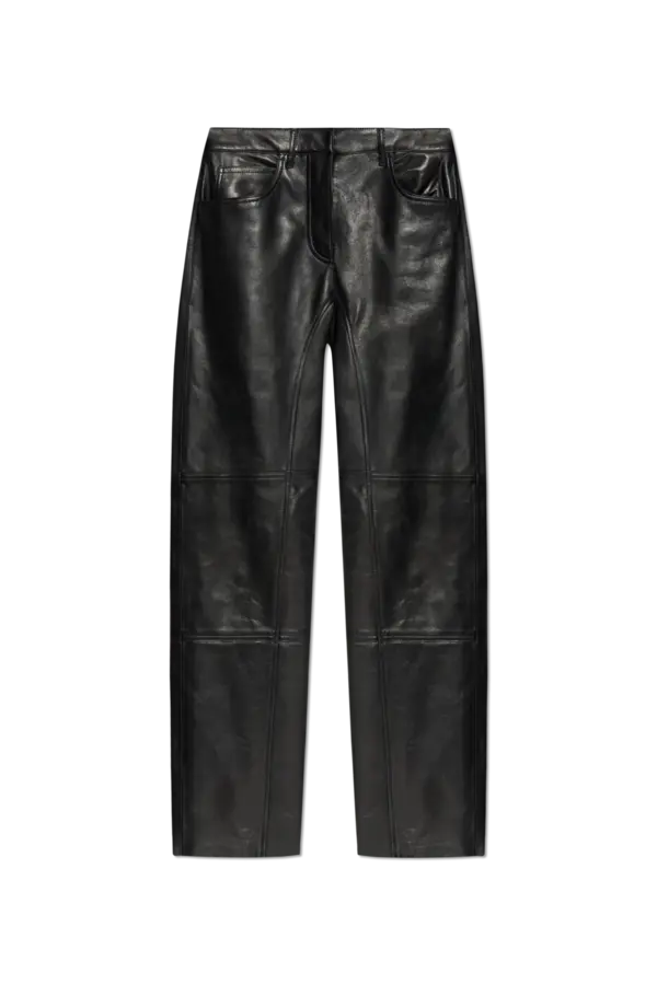 JIL SANDER Leather Trousers