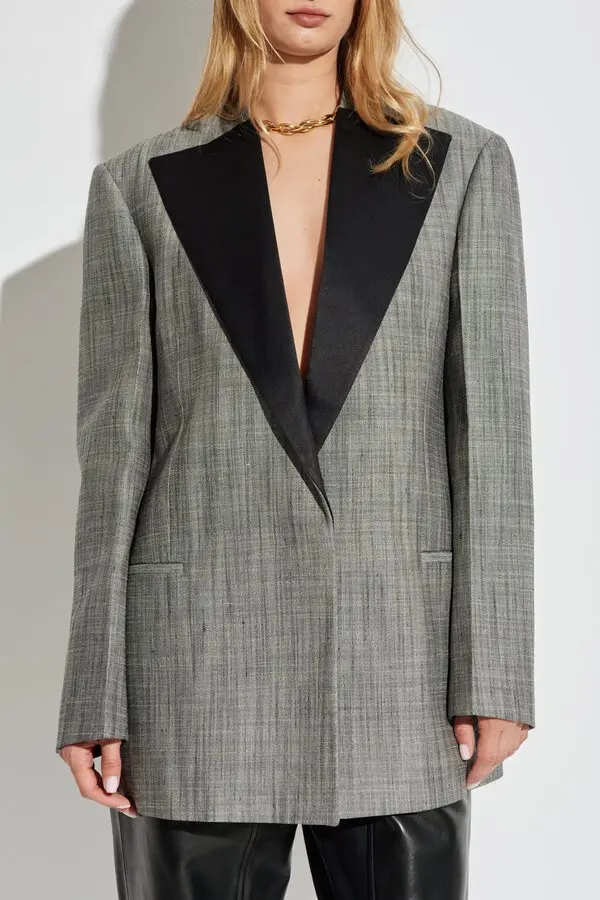JIL SANDER Jacket With Silk Trim