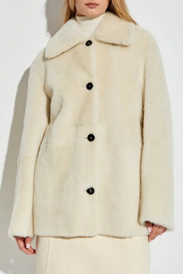 JIL SANDER Shearling Coat