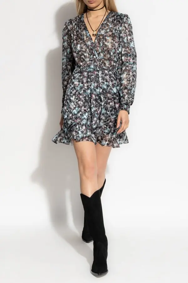 IRO PARIS Risli Floral Print Mini Dress