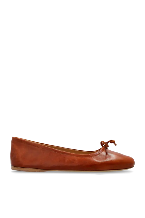 JW Anderson Leather Ballet Flats - Brown