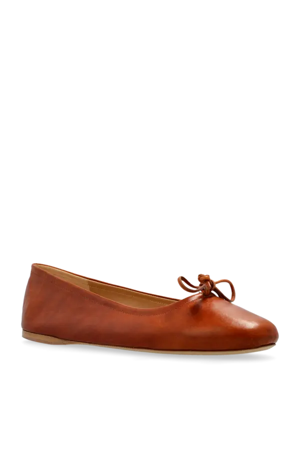JW Anderson Leather Ballet Flats - Brown