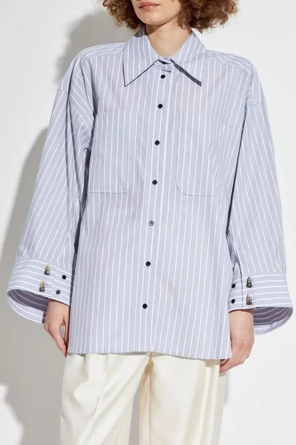 Munthe Lynne Striped Cotton Shirt