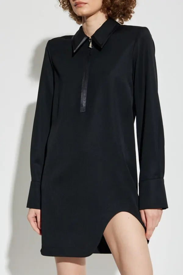 Attico Collared Mini Dress