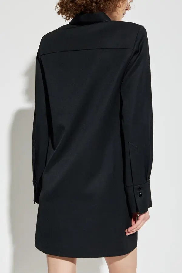 Attico Collared Mini Dress