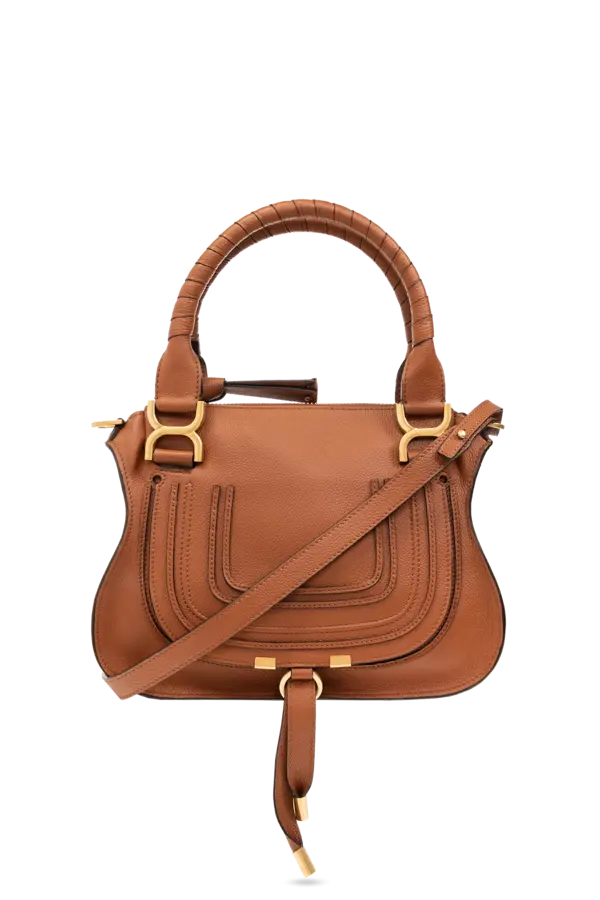 Chloé Marcie Small Shoulder Bag - Brown