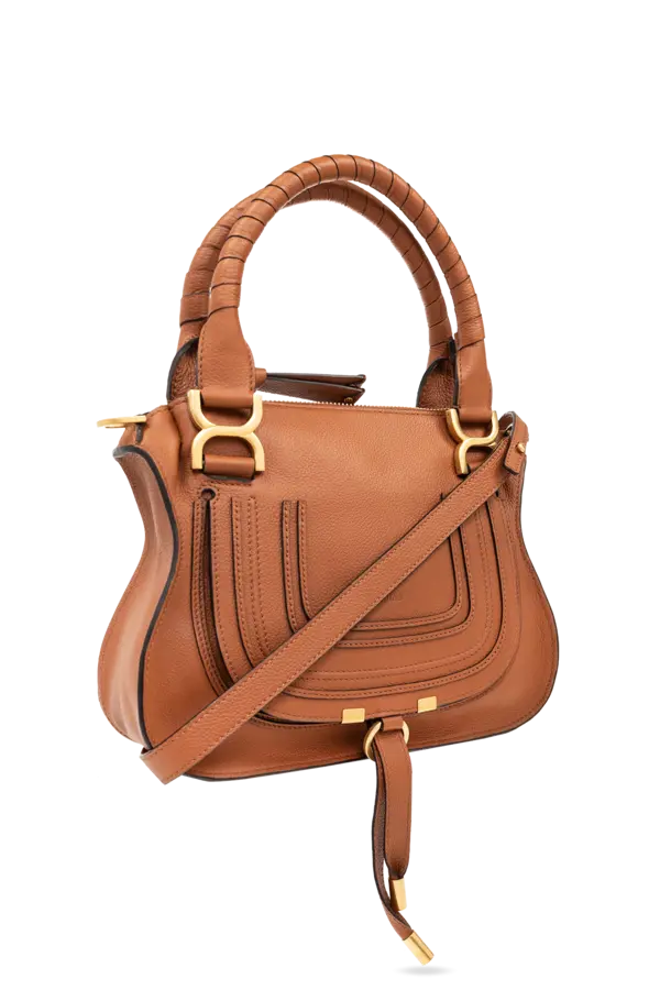 Chloé Marcie Small Shoulder Bag - Brown