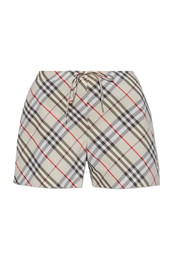 Burberry Cotton Shorts - Beige