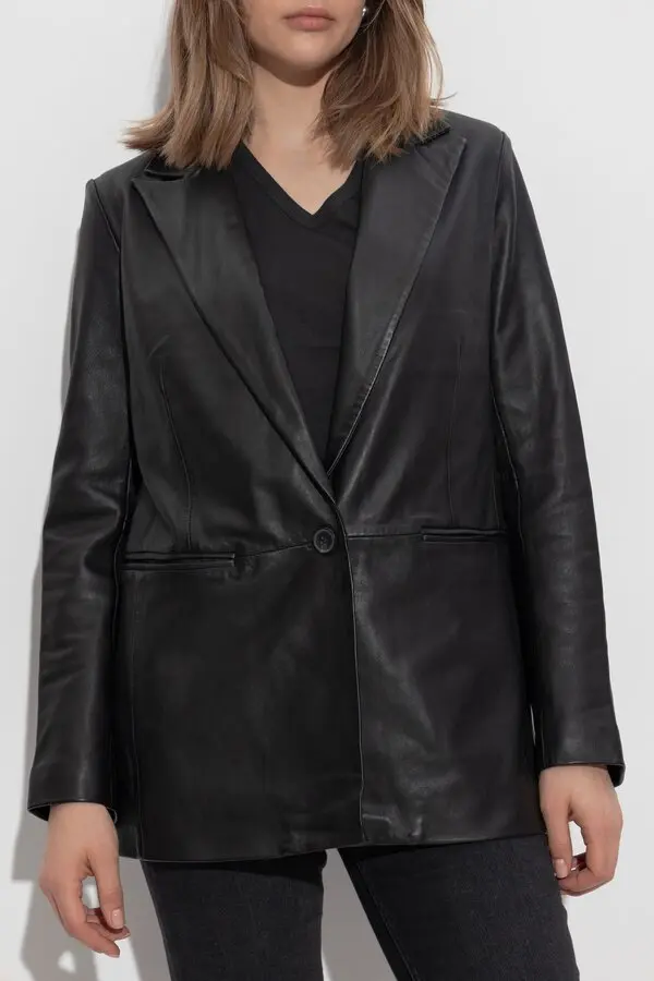 ALLSAINTS Leather Blazer
