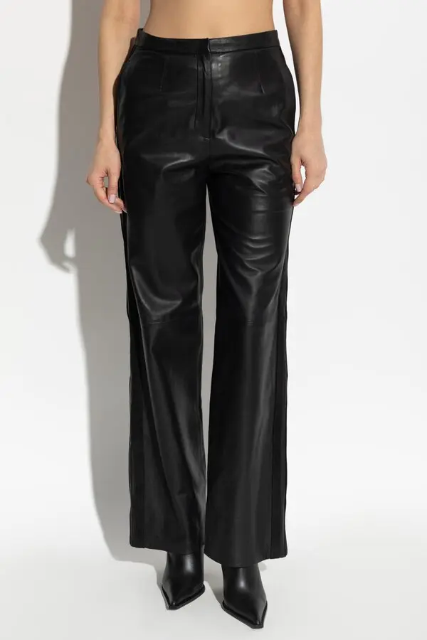 IRO PARIS Uleth Leather Trousers