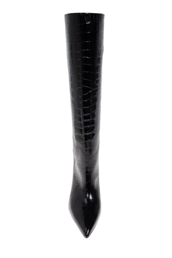Paris Texas Anja Crocodile-embossed Knee-high Boots