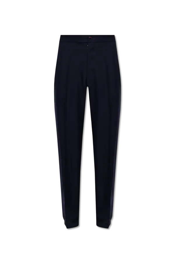 MAISON MARGIELA Wool Pleat-front Trousers