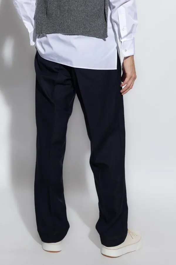 MAISON MARGIELA Wool Pleat-front Trousers