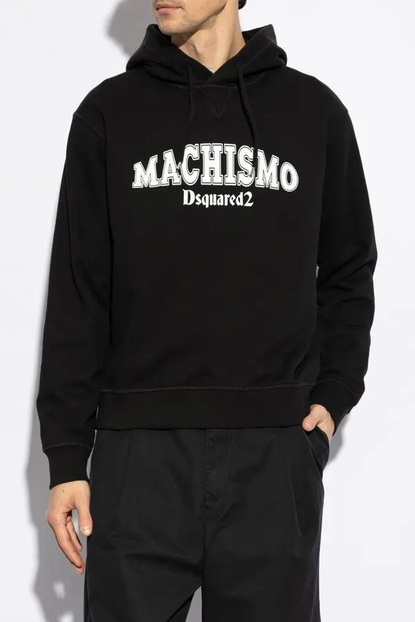 Dsquared2 Cotton Sweatshirt With "machismo " Print