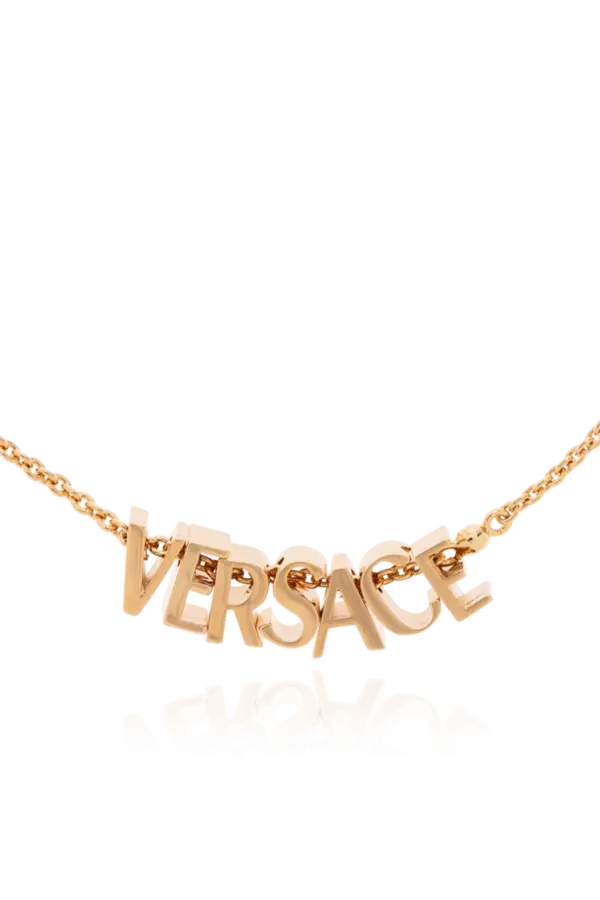 Versace Brass Bracelet With Logo