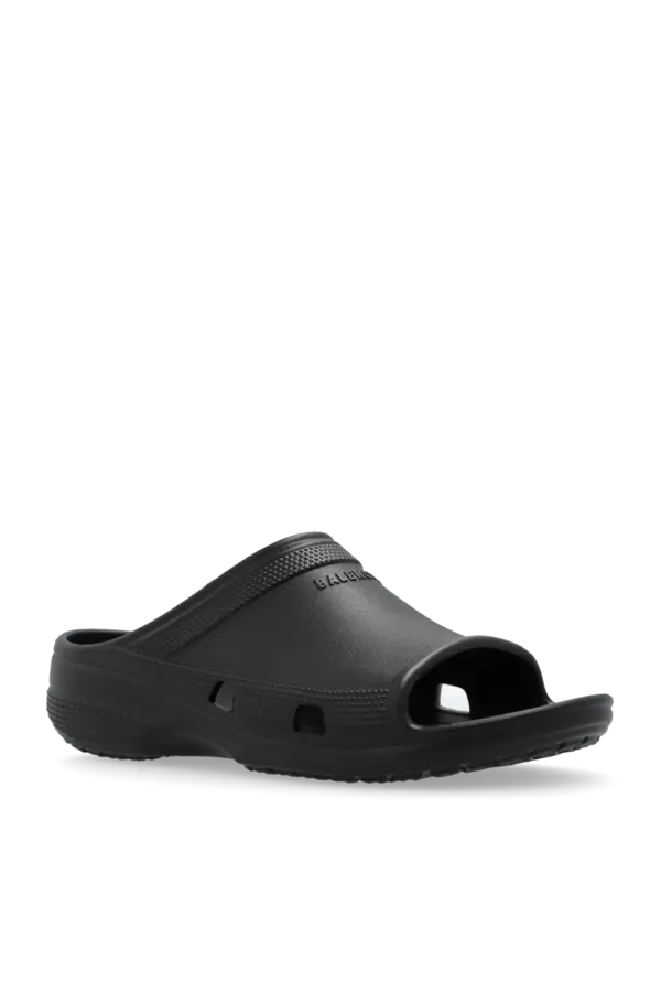 Balenciaga X Crocs Exclusive Slides - Black | Editorialist display picture 1