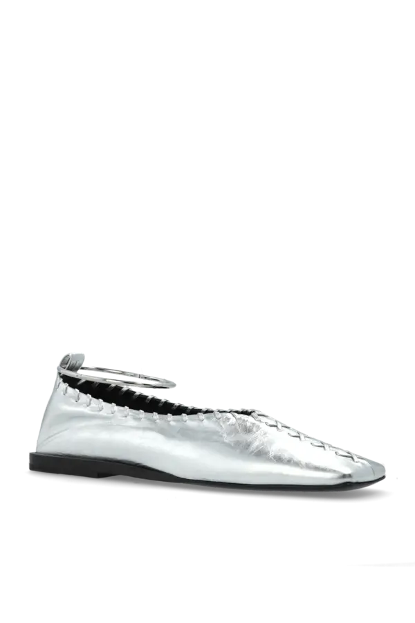 JIL SANDER Leather Ballerinas