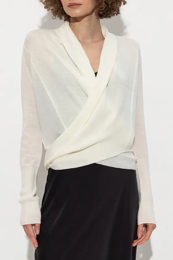 ALLSAINTS Wasson Wool-blend Sweater - Cream