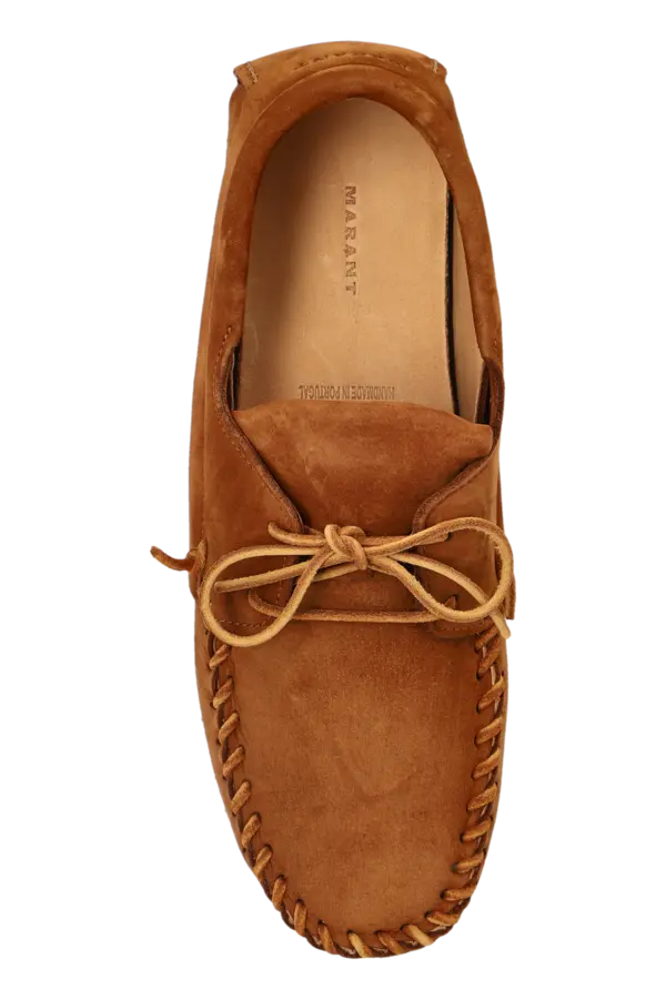 MARANT Fanly Suede Slip-on Loafers - Brown