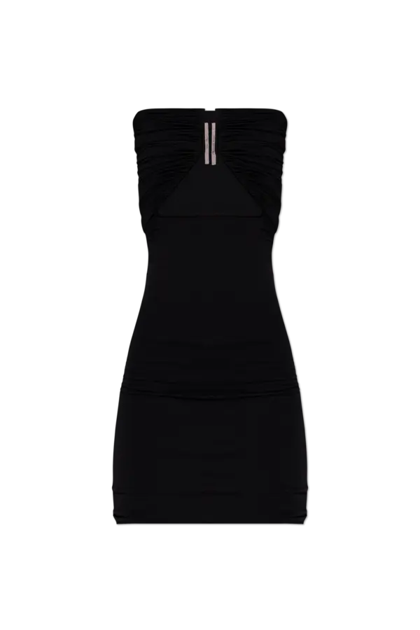 Rick Owens Prong Mini Dress - Black