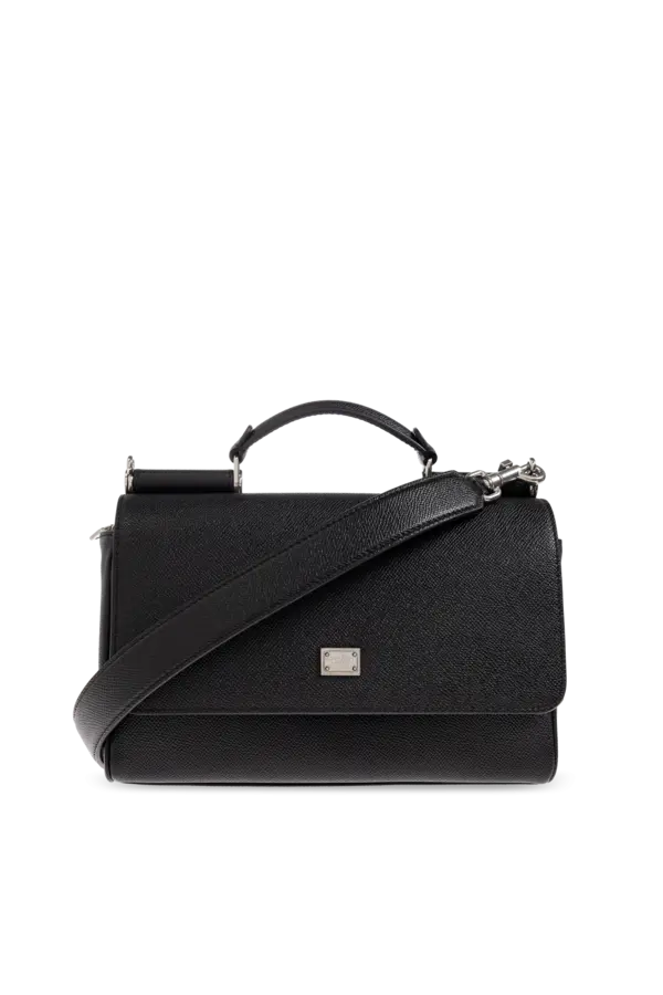 Dolce & Gabbana Saffiano Leather Handbag - Black