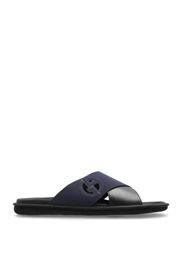 Giorgio Armani Slides With Logo